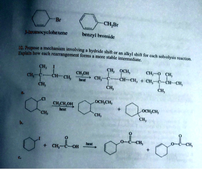 br chbr benzyl bromide frragc nucyelohexene oo ptronose mechanism ...