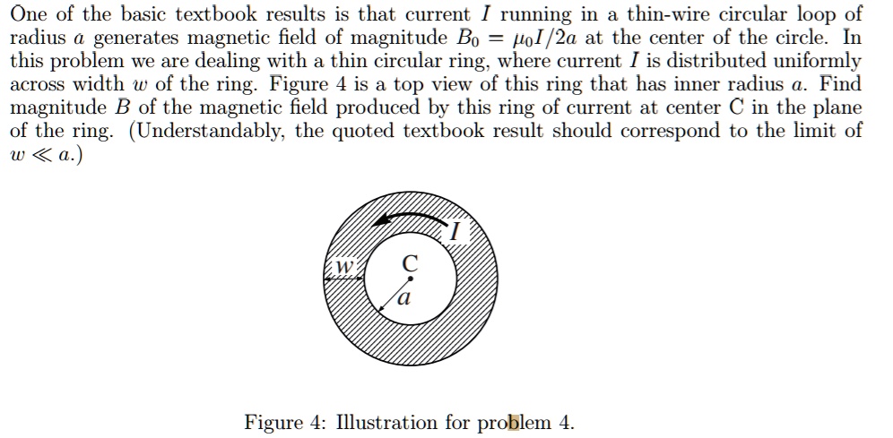 SOLVED: One of the basic textbook results is that current running in ...