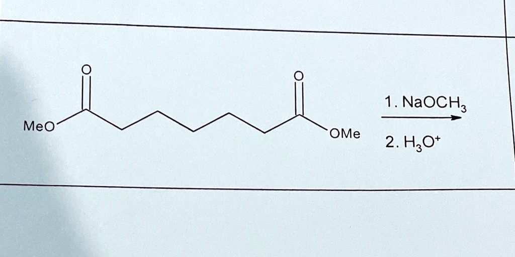 MeO O || CCCCCC O || OMe [2. H3O^+]1. NaOCH3