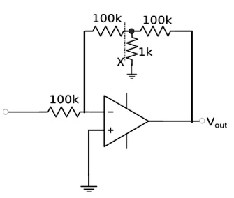 SOLVED: The circuit below is an inverting amplifier made with a 741 Op ...
