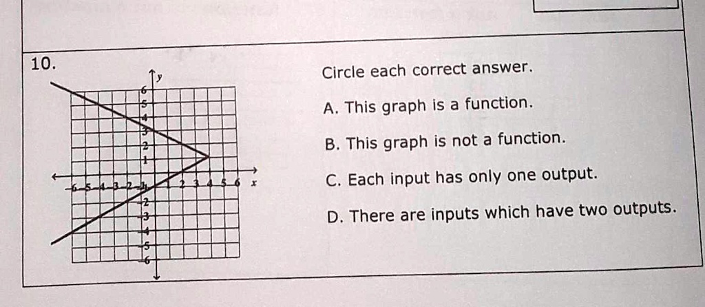 SOLVED: 'which is correct answer? 10. Circle each correct answer. A ...