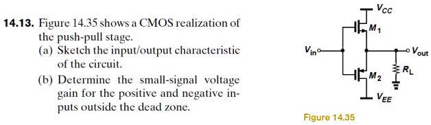 Video Solution Texts 14 13 Figure 14 35 Shows A Cmos Realization Of