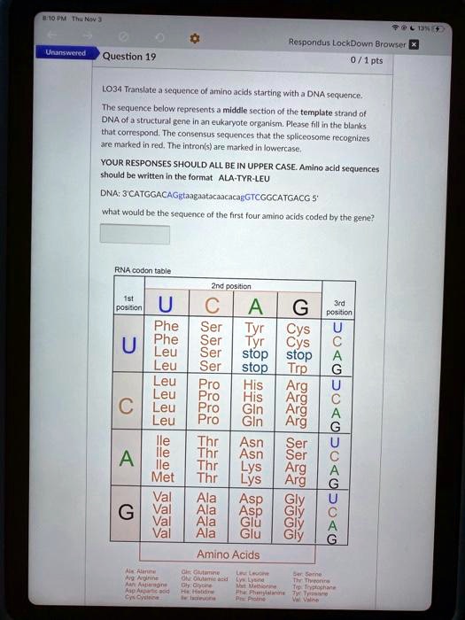 SOLVED: 01% Respondus LockDown Browser 0/1pts Question 19 LO34 ...