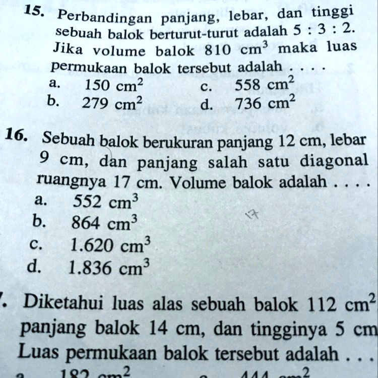 SOLVED: nomer 16 plis butuh banget yang jawab nilai uts matnya 100 15 ... SOLVED: nomer 16 plis butuh banget yang jawab nilai uts matnya 100 15 ...