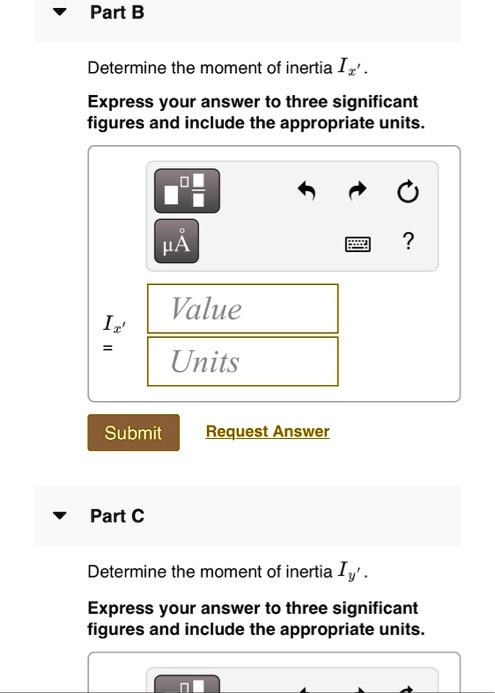 SOLVED: Part B Determine the moment of inertia Express your answer to ...