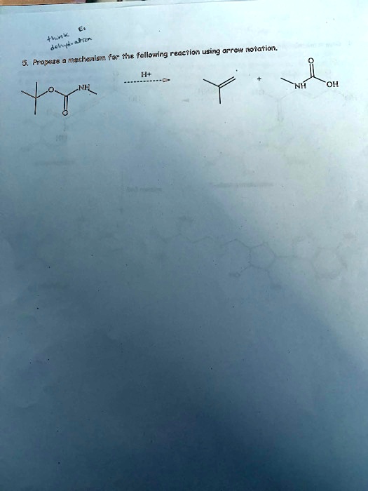 SOLVED: 4a Jna reaction using arrow notation 7974e neskanlsm f" The following