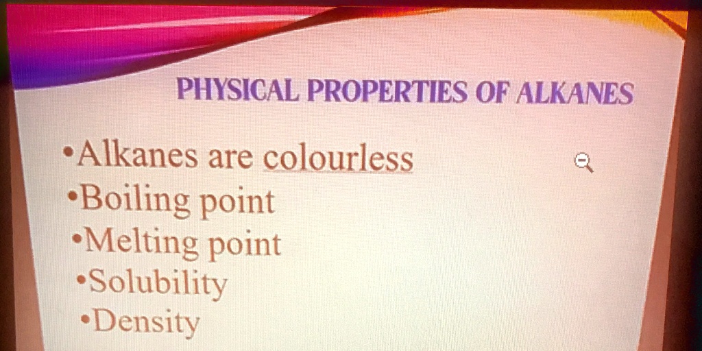 SOLVED: "Please explain the following thankyou! PHYSICAL PROPERTIES OF ...