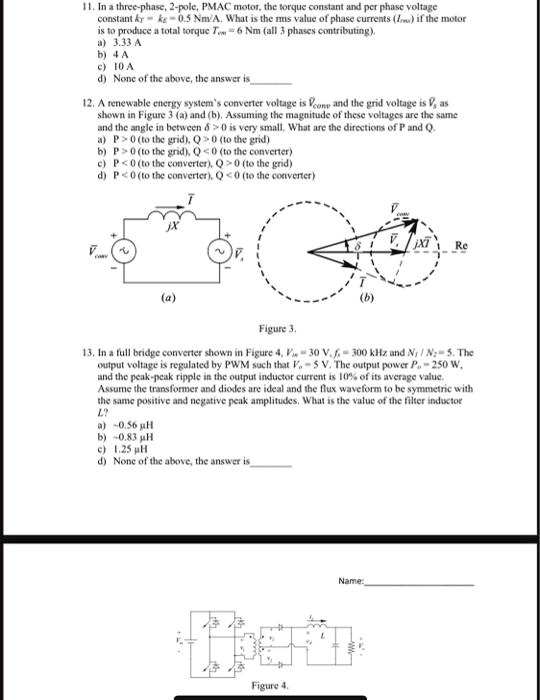 VIDEO solution: 11. In a three-phase, 2-pole, PMAC motor, the torque ...
