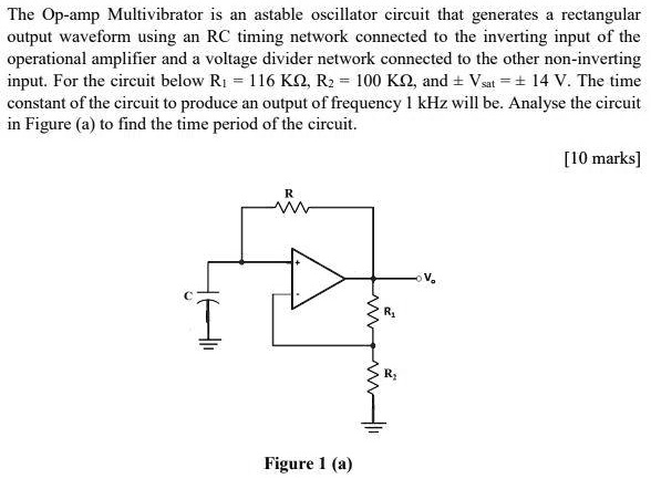 The Op-amp Multivibrator is an astable oscillator circuit that ...