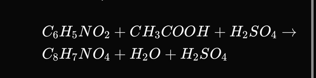 convertir esta ecuación química a estructura esqueletal C6H5NO2 ...