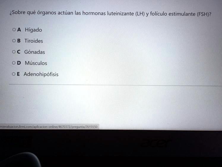 SOLVED: Me ayudan porfa:(((((( iSobre qué órganos actúan las hormonas ...