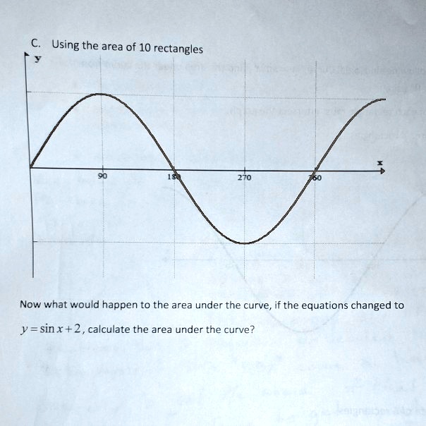 SOLVED: Using the area of 10 rectangles Now what would happen to the ...