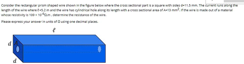 SOLVED: Consider the rectangular prism shaped wire shown in the figure ...