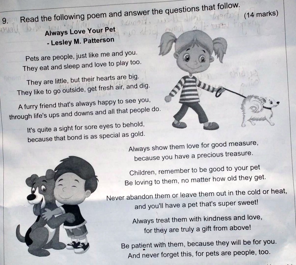 SOLVED: a. Write the rhyme scheme for this poem? b. Write the simile ...