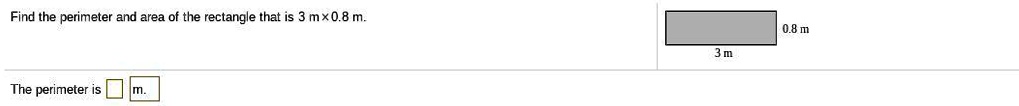 SOLVED: 'Help! Math Perimeter! Find the perimeter and area of the ...