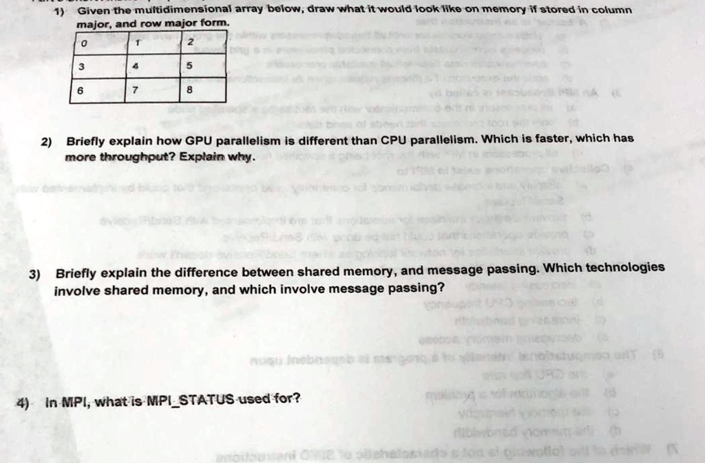 SOLVED: Given the multidimensional array below, draw what it would look ...