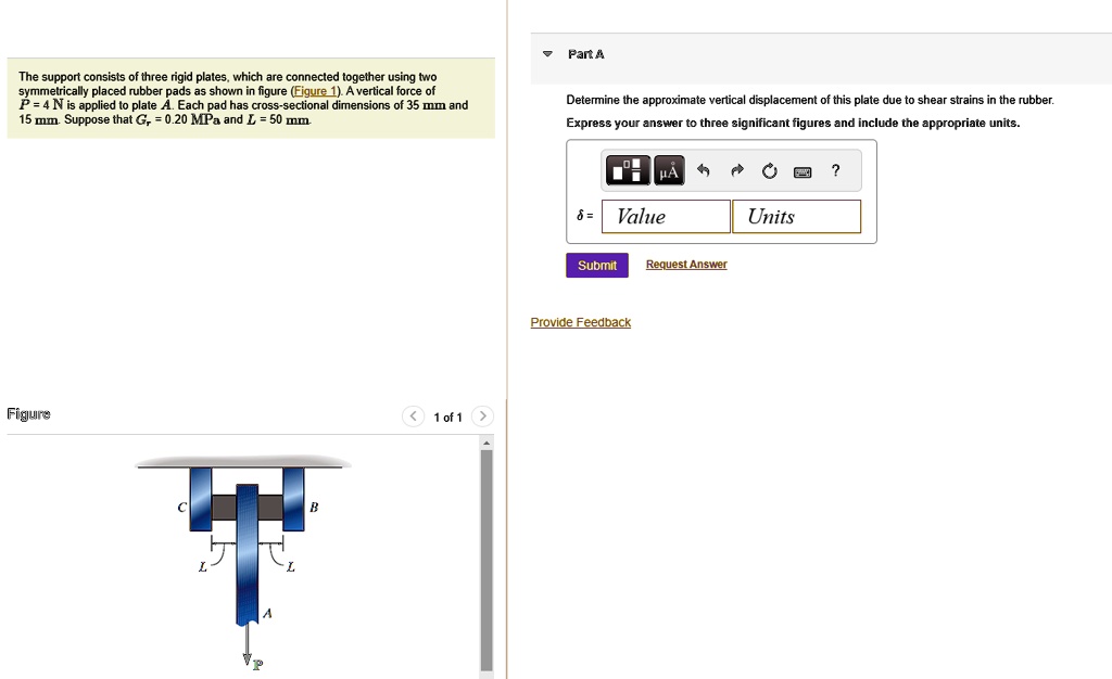 [GET ANSWER] the support consists of three rigid plates which are ...