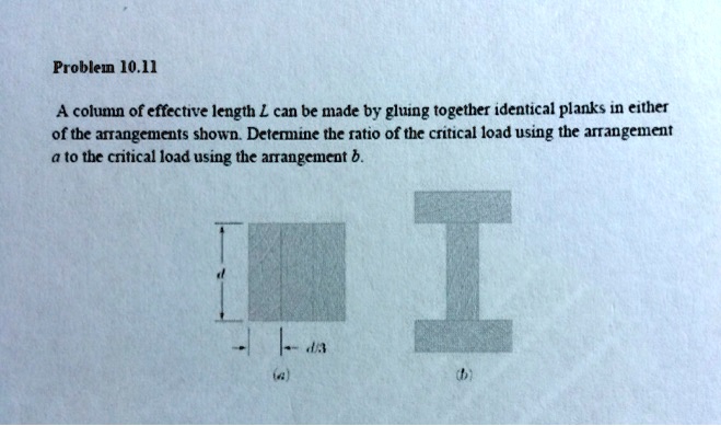 problem 1011 a column of effective length can be made by gluing ...