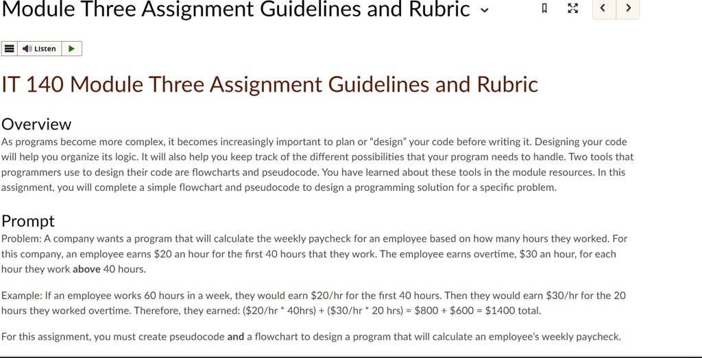 module three assignment guidelines and rubric it 140 module three assignment guidelines and ...