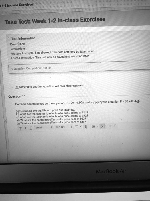 SOLVED: 1-2In-class Exercisos Take Test:Week 1-2 In-class Exercises ...