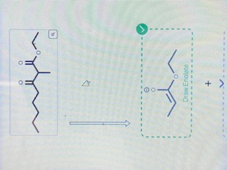 draw the enolate anion and ester that would be needed to make this ...