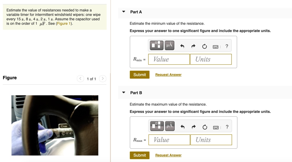 SOLVED: Estimate the value of resistances needed t0 make variable timer ...