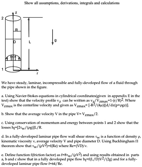 Show all assumptions, derivations, integrals and calculations Z 2 1 R D ...