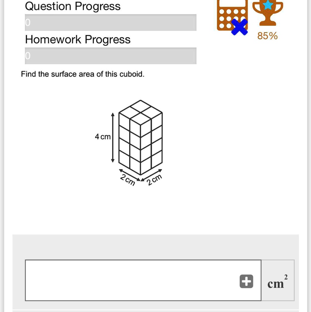 SOLVED: 'How to find the surface area of a this cuboid Question ...