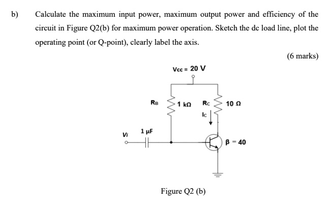 SOLVED: Calculate the maximum input power, maximum output power, and efficiency of the circuit ...