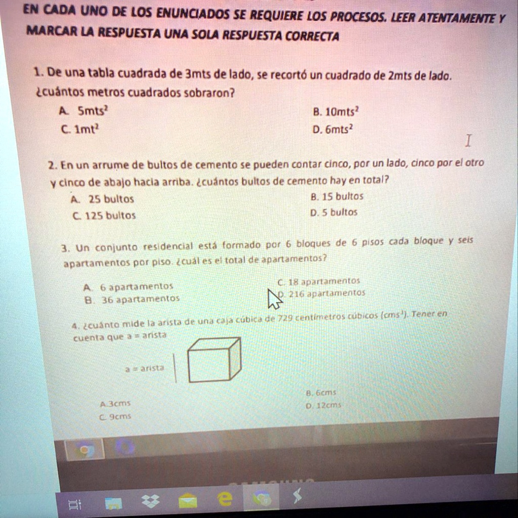 SOLVED: Prueba tipo icfes ayuda plsss En Cada Uno De Los EnunciADOS se ...