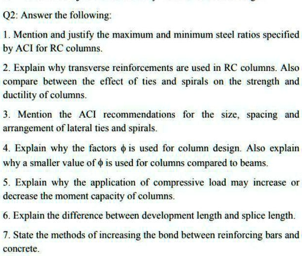 q2 answer the following mention and justify the maximum and minimum ...