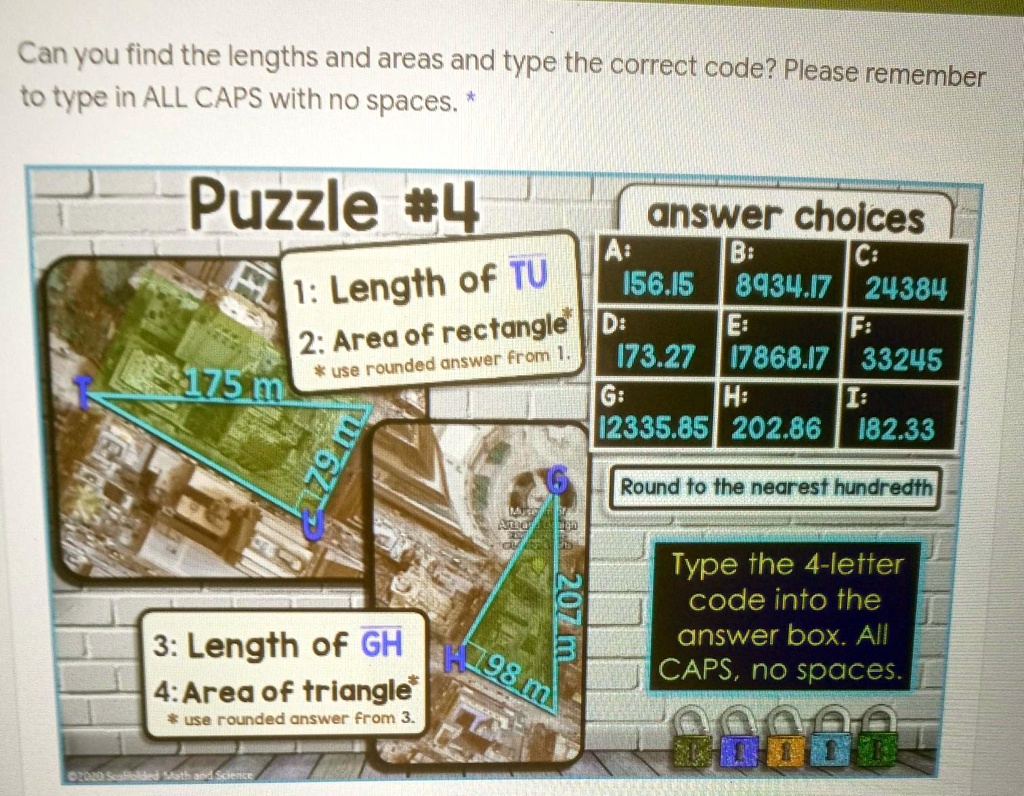 Pythagorean Theorem Digital Escape Answer Key | Digital World