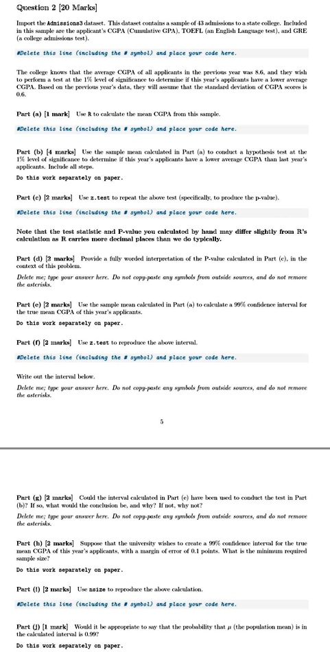 SOLVED: The mean CGPA from this sample is calculated to be 8.475349 ...