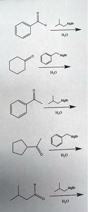 SOLVED:MgBr HO MgB H,O Mab- H,o MgBr Hzo MgBr HzO