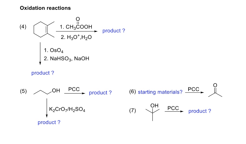 Oso4 Nahso3 Reaction