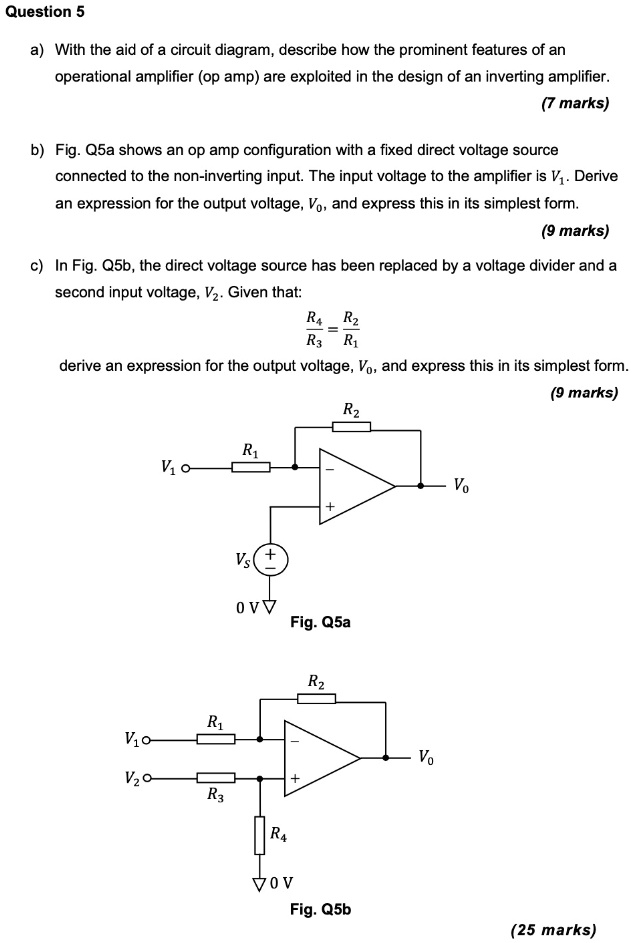 SOLVED: Texts: a) With the aid of a circuit diagram, describe how the prominent features of an ...
