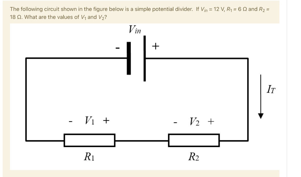 SOLVED: The following circuit shown in the figure below is a simple ...