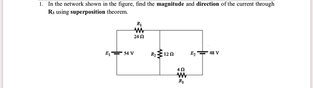 VIDEO solution: In the network shown in the figure, find the magnitude and direction of the ...