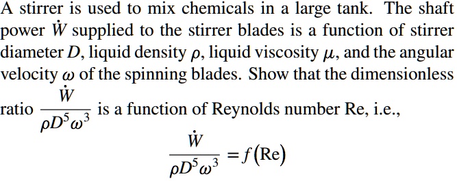 SOLVED: A stirrer is used to mix chemicals in a large tank. The shaft ...