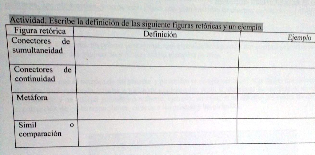 SOLVED: ayuda tarea para hoy urge doy♥ Actividad: Escribe la delinición ...