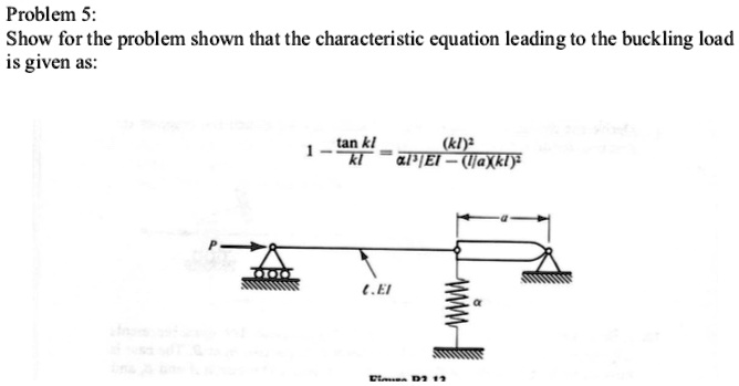 Problem 5: Show for the problem shown that the characteristic equation ...