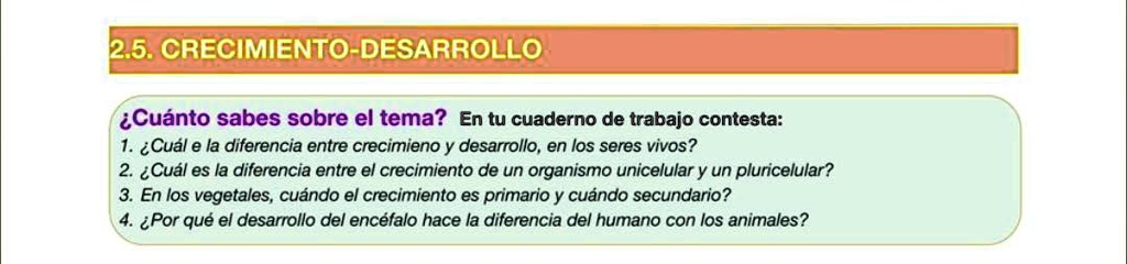 SOLVED: responder las siguientes preguntas 2.5. CRECIMIENTO-DESARROLLO ... SOLVED: responder las siguientes preguntas 2.5. CRECIMIENTO-DESARROLLO ...