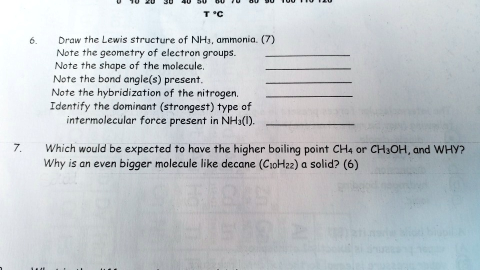 t draw the lewis structure of nh3 ammonia note the geometry of electron ...