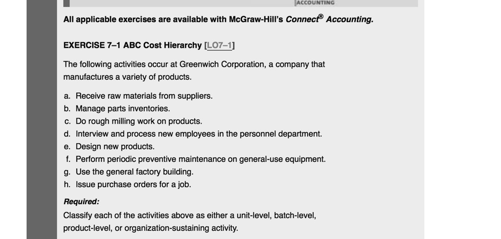 ACCOUNTING All applicable exercises are available with McGraw-Hill's ...