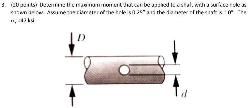 SOLVED: (20 points) Determine the maximum moment that can be applied to ...