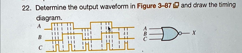 Determine The Output Waveform In Figure 3 87 Diagram 22determine The
