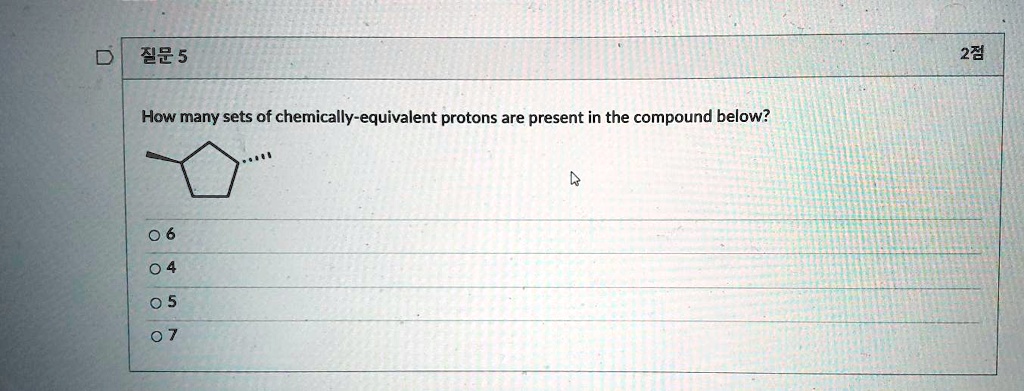 SOLVED: 225 23 How many sets of chemically-equivalent protons are ...