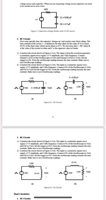 1 dc circuits 1 calculate vc1 and vc2 for the circuit in figure 61a ...