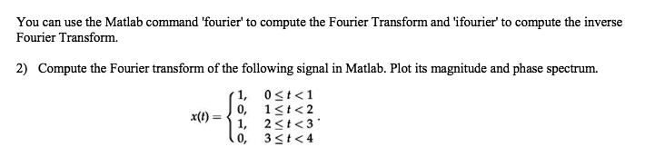 Write A Matlab Code For The Following Question You Can Use The Matlab