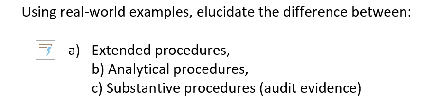 SOLVED: Using real-world examples, elucidate the difference between: a ...